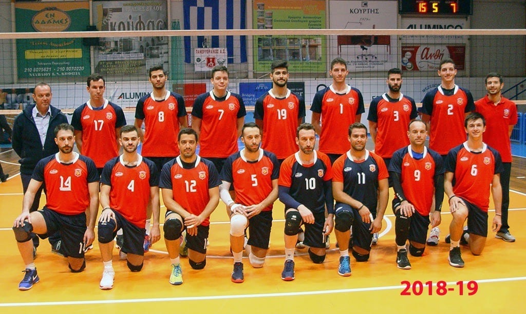 ΑΝΔΡΙΚΗ ΟΜΑΔΑ 2018-2019 - Πανερυθραϊκός Α.Σ. Βόλεϊ
